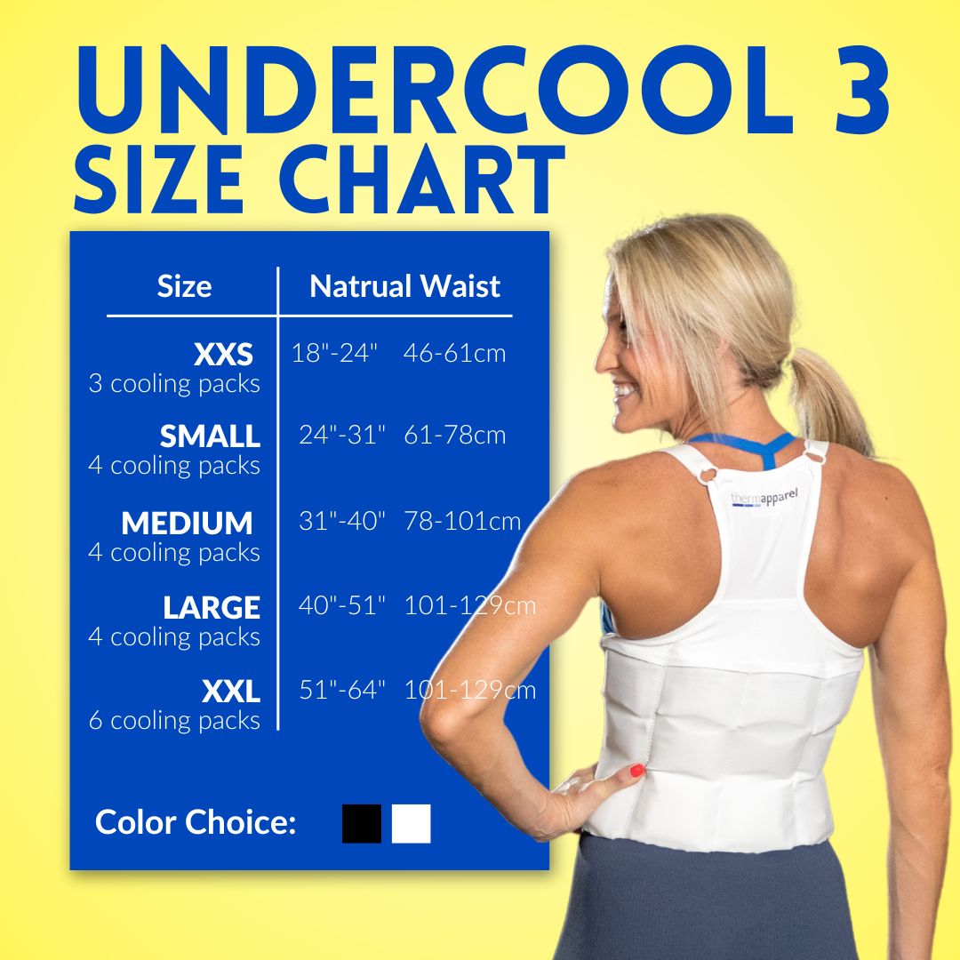Sizing your ThermApparel UnderCool Cooling Vest